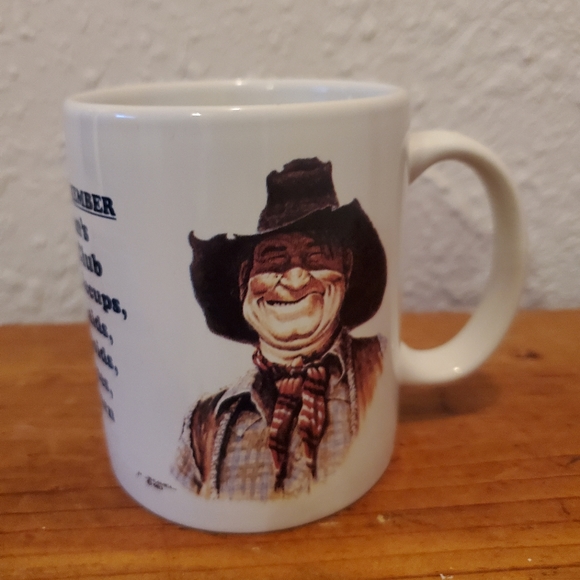 leanin tree | Dining | M Scavel 983 Boulder Co Old Mans 4h Club Cowboy ...